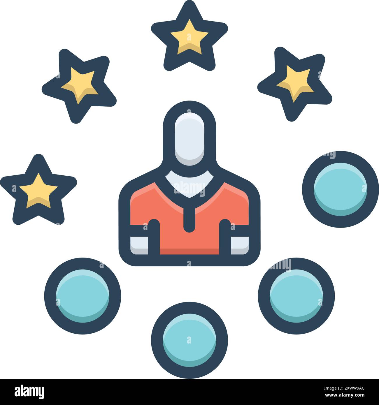 Icon for experience, client Stock Vector Image & Art - Alamy