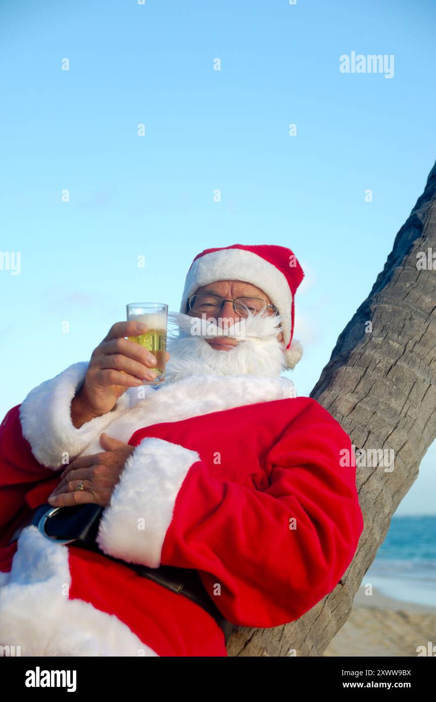 Santa claus drinking beer hi-res stock photography and images - Alamy
