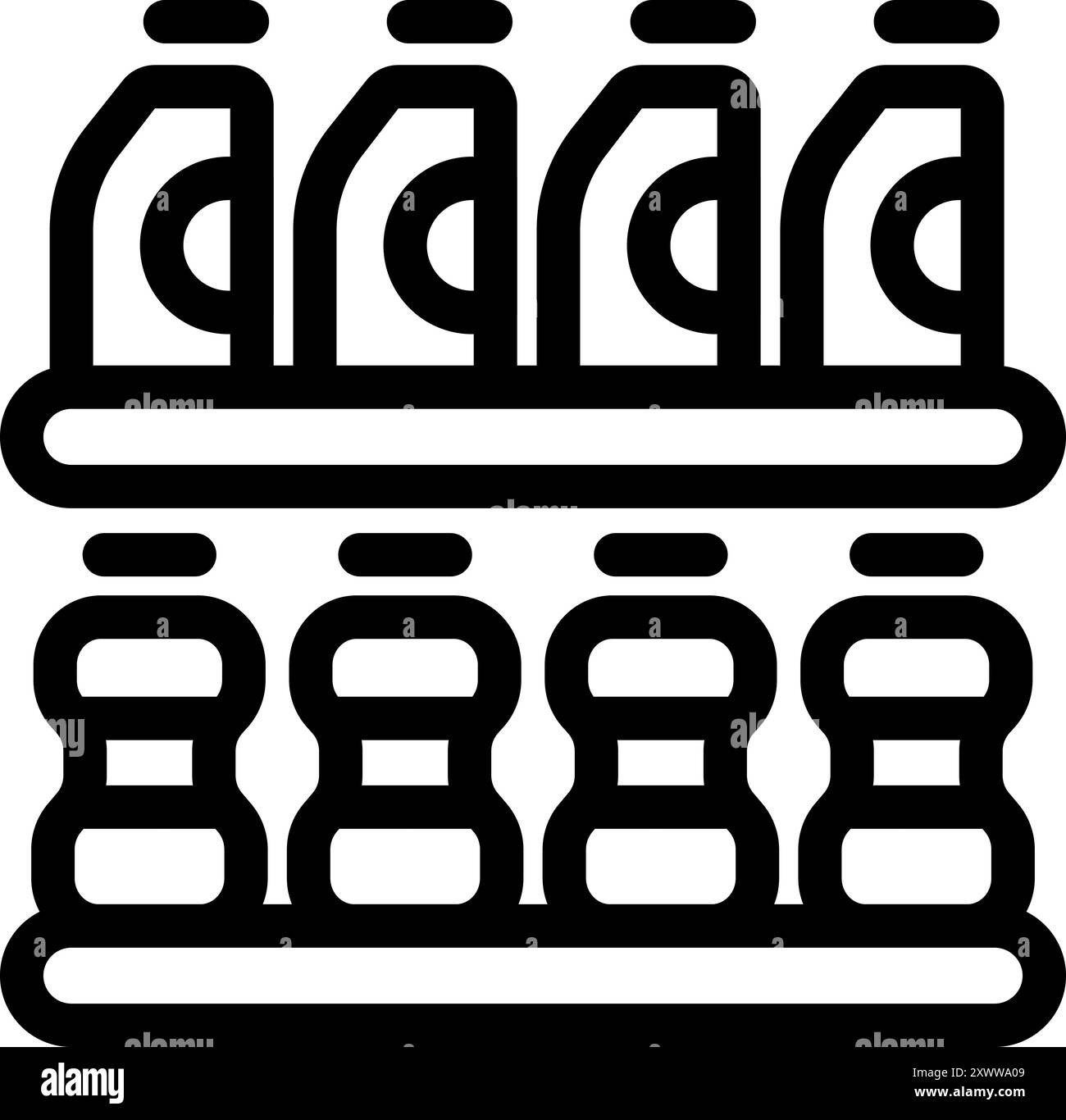 Aisle shelves Black and White Stock Photos & Images - Alamy