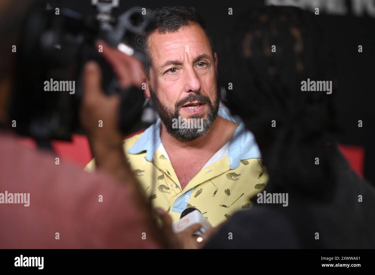 New York, USA. 20th Aug, 2024. Adam Sandler attends 'Adam Sandler: Love ...