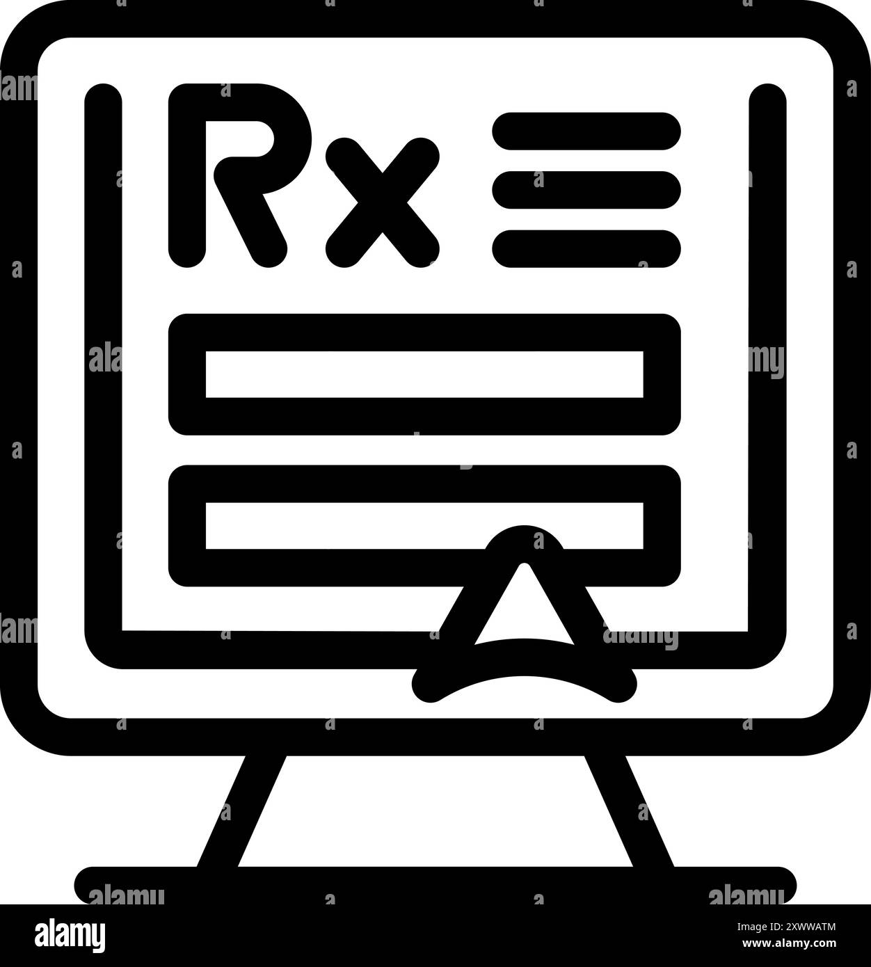 Doctor patient drugs and computer Black and White Stock Photos & Images ...