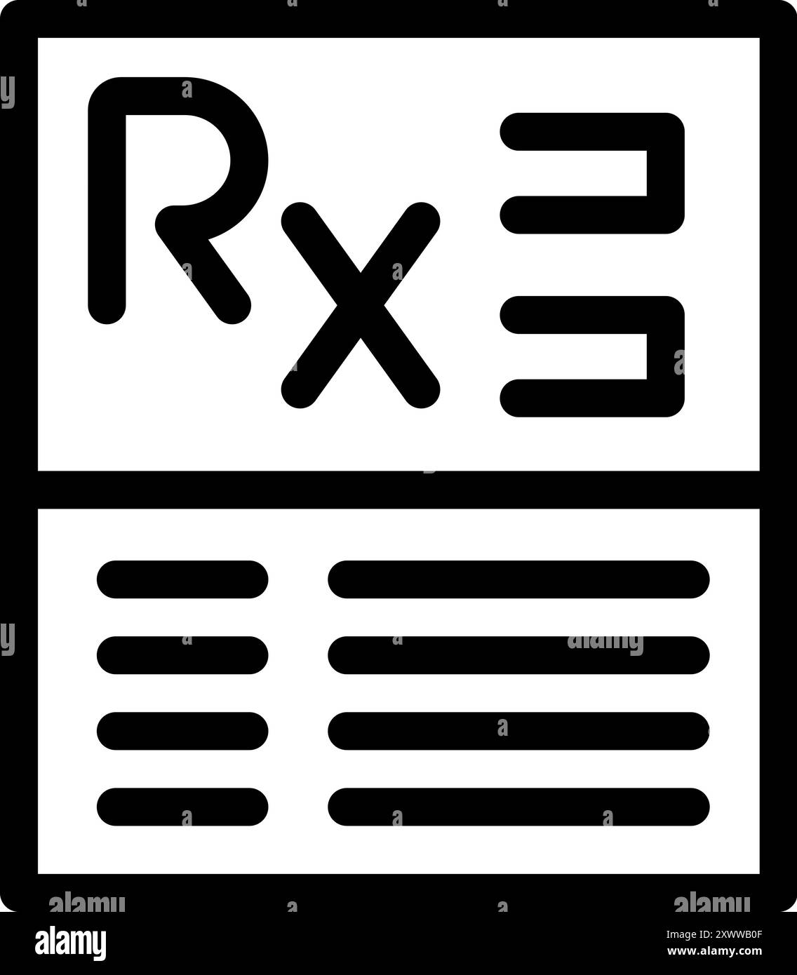 Simple icon representing a doctor writing a prescription for a patient ...