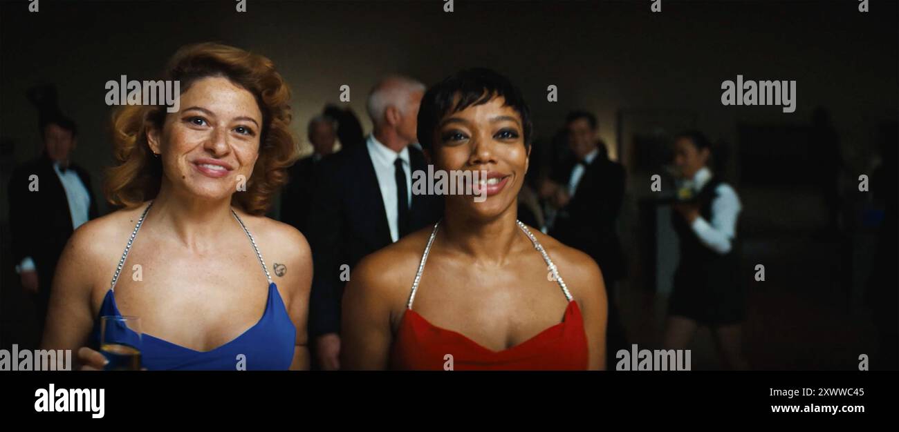 USA. Naomi Ackie and Alia Shawkat in Blink Twice (C. MGM/Warners) is a ...