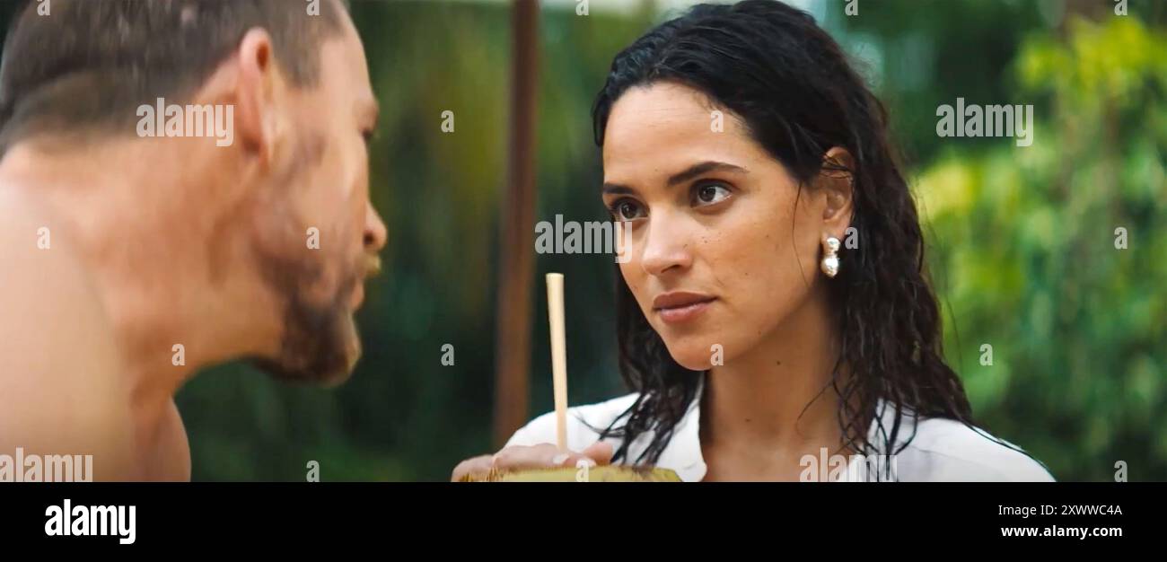 USA. Adria Arjona in Blink Twice (C. MGM/Warners) is a 2024 American ...