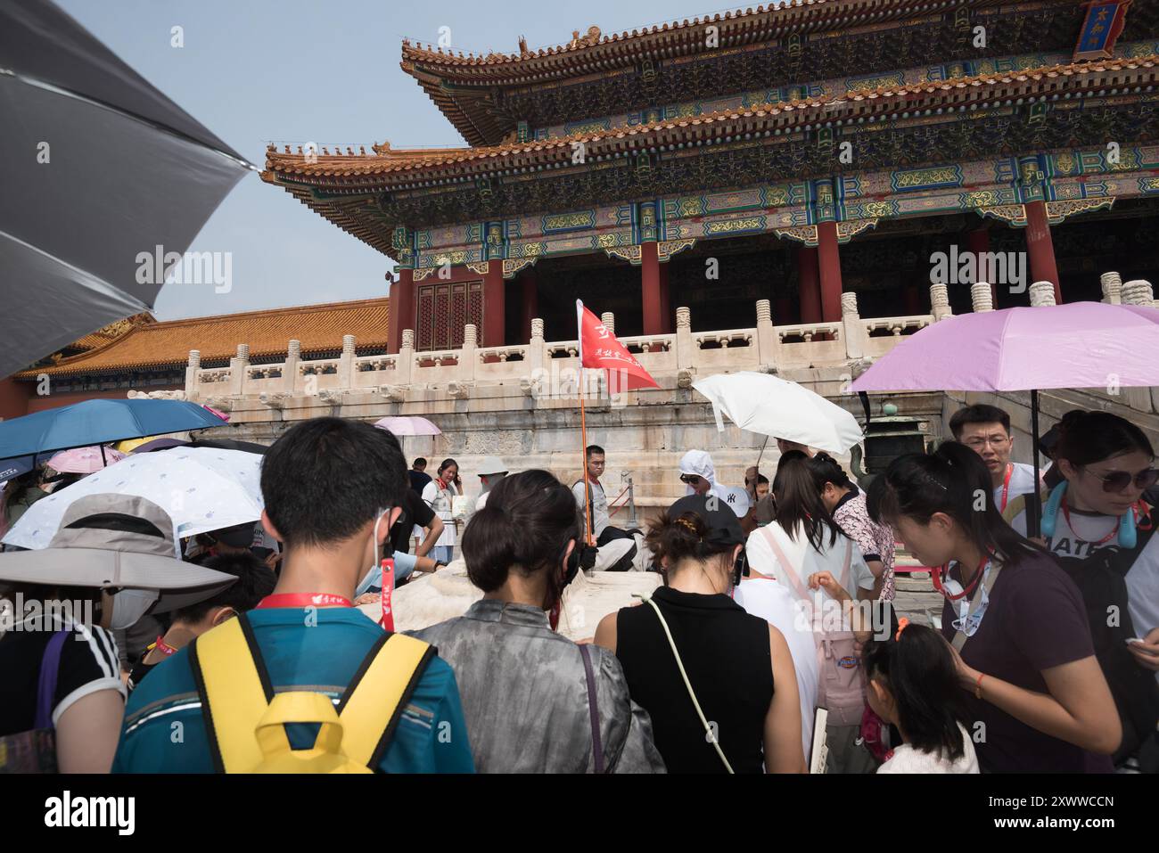 Beijing, China - August 17, 2024: The scene of the Forbidden City ...