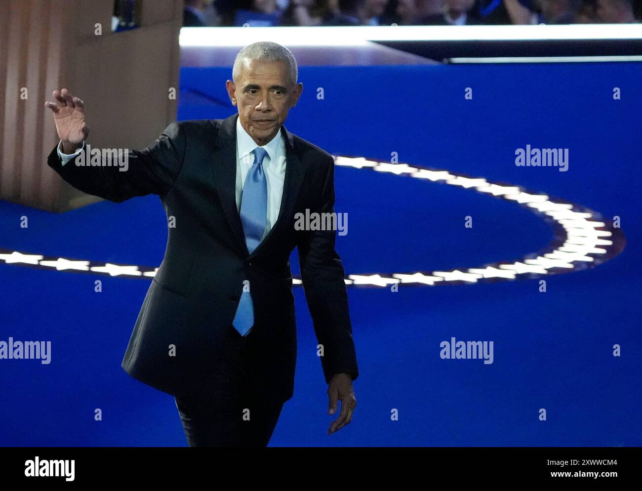 Chicago, United States. 20th Aug, 2024. Former President Barack Obama ...