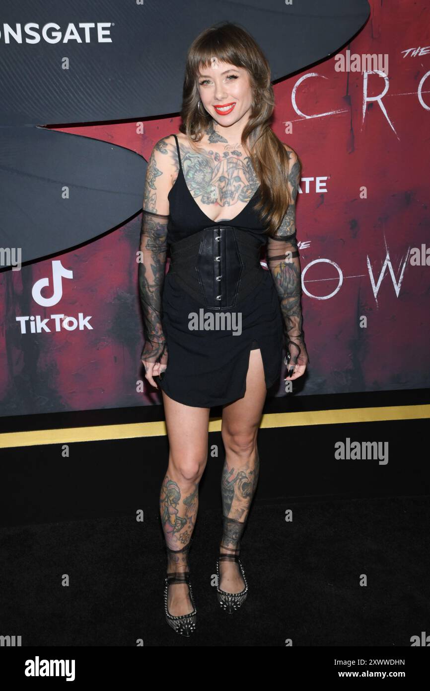 New York, USA. 20th Aug, 2024. Megan Massacre attending The Crow film ...