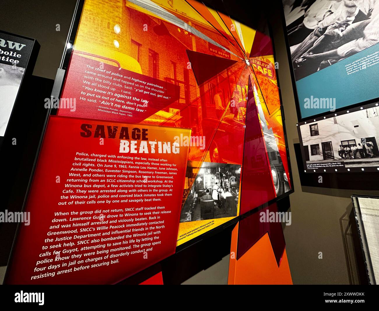 Information about the 1963 beating of civil rights activists at a jail ...