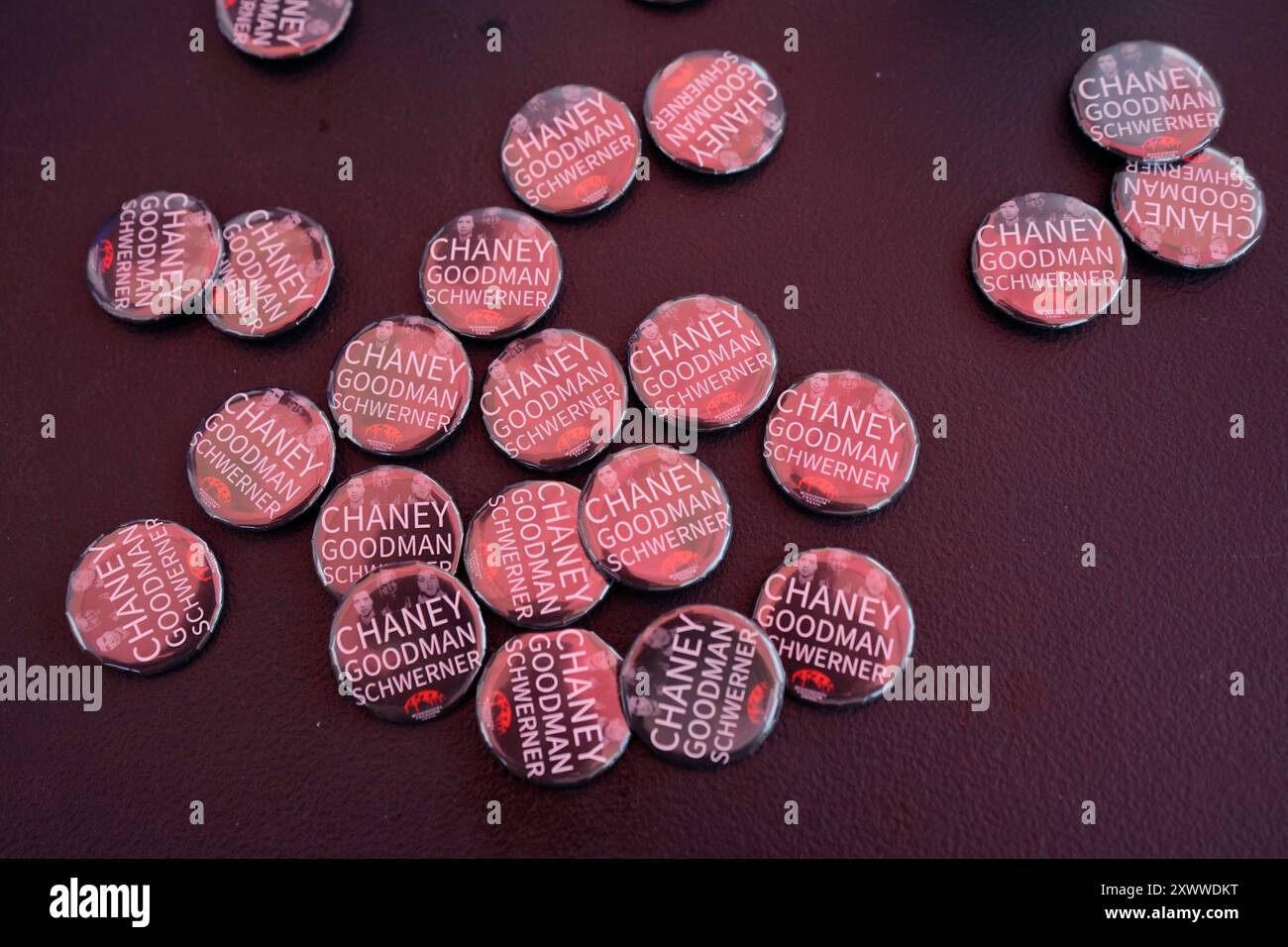 Commemorative buttons of the June 1964 murders of civil rights workers ...