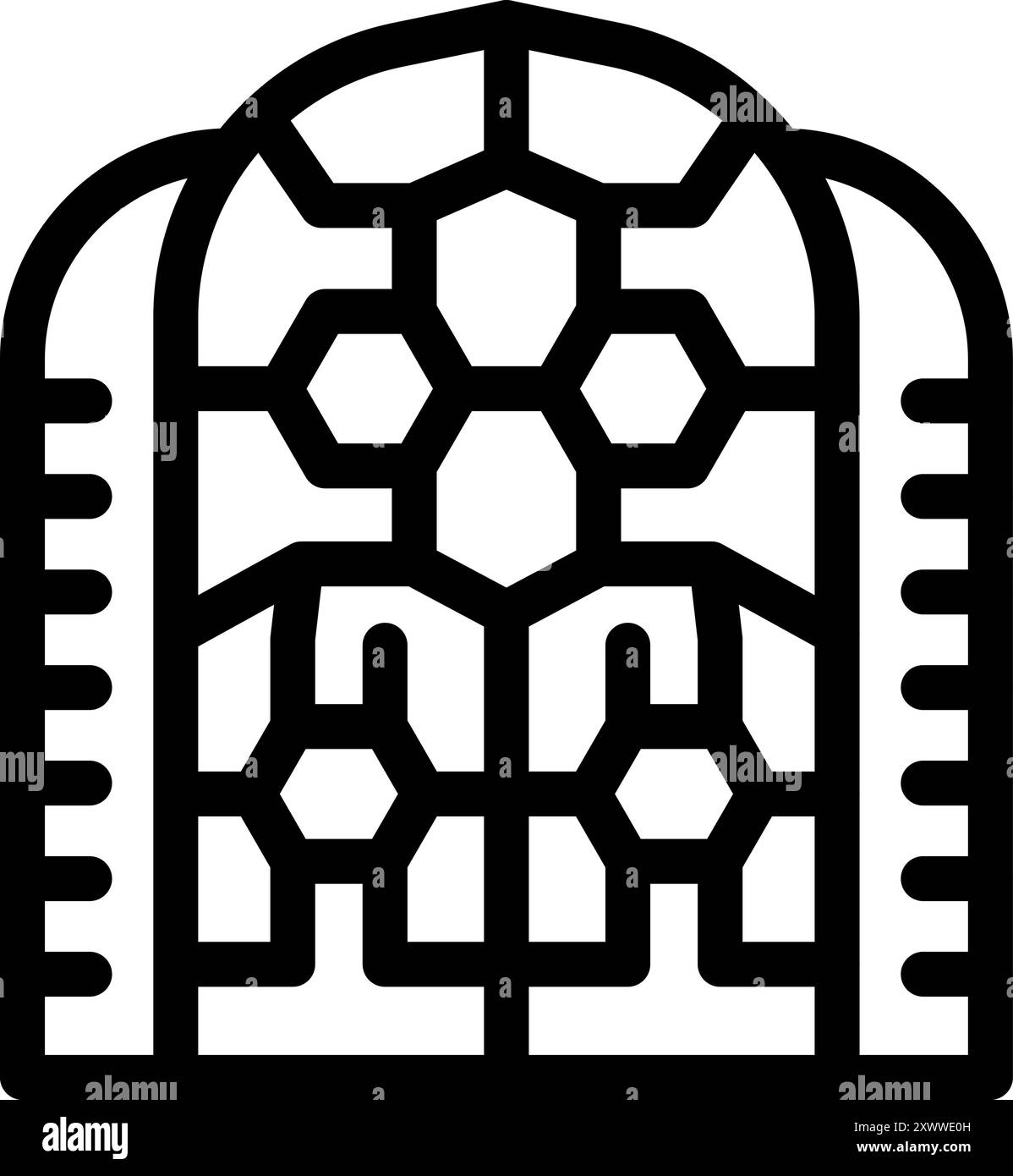 Moroccan doorway featuring a traditional geometric islamic art deco ...