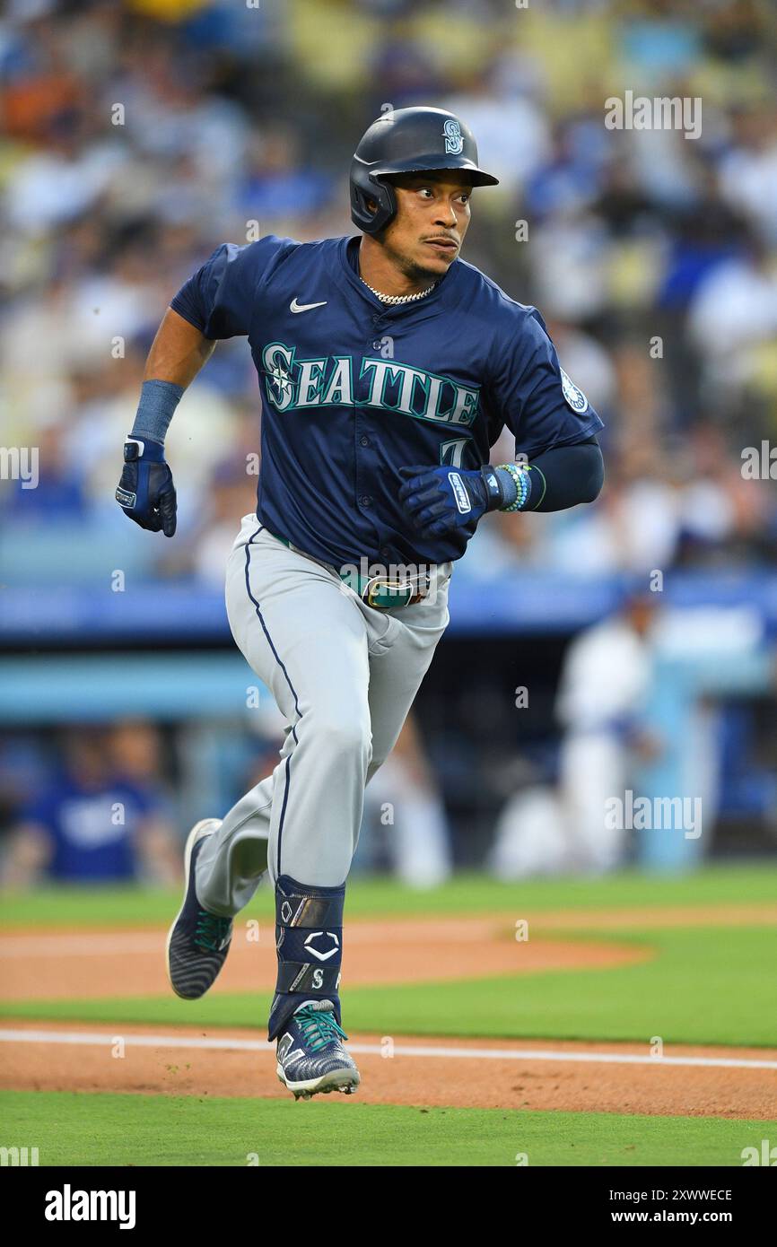 LOS ANGELES, CA - AUGUST 20: Seattle Mariners second baseman Jorge ...