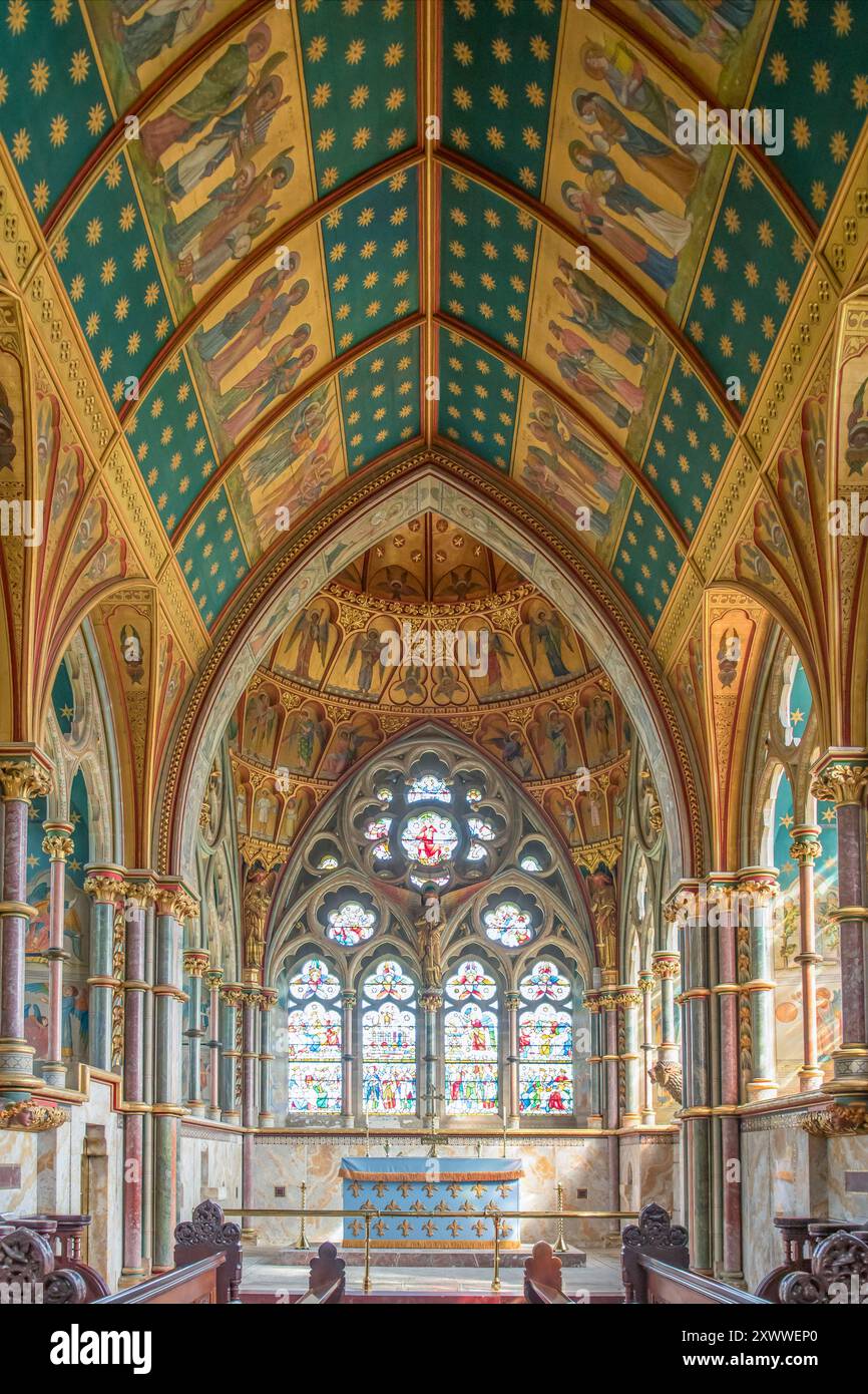 Altar and Chancel of St Mary's Church, Studley Royal, Yorkshire ...