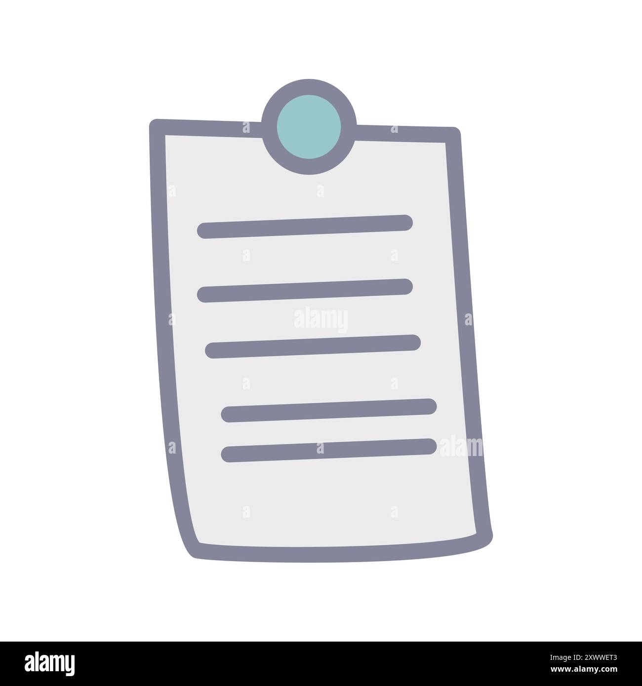 Icon note notice hi-res stock photography and images - Alamy