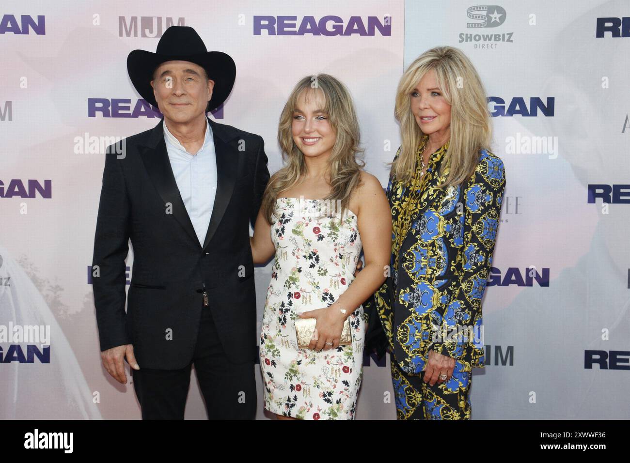 Ca. 20th Aug, 2024. Clint Black, Lily Pearl Black, Lisa Hartman Black ...