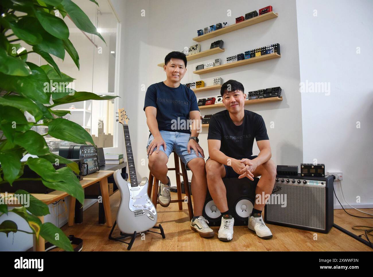 James Toh (left) and Benjamin Chia (right), co-founders of Morningstar ...