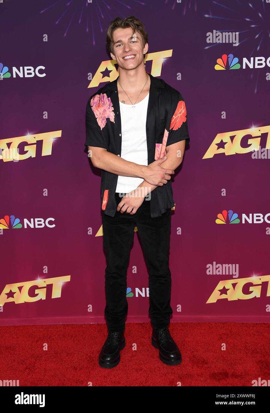 Alex Sampson arriving to “America's Got Talent” Season 19 Live Show ...