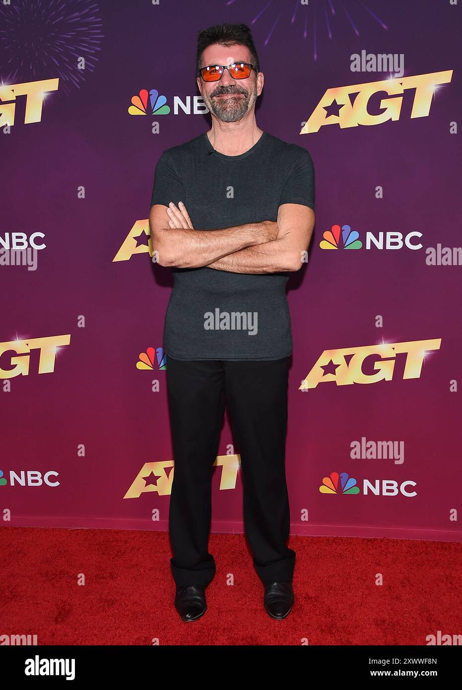 Pasadena, USA. 20th Aug, 2024. Simon Cowell arriving to “America's Got ...