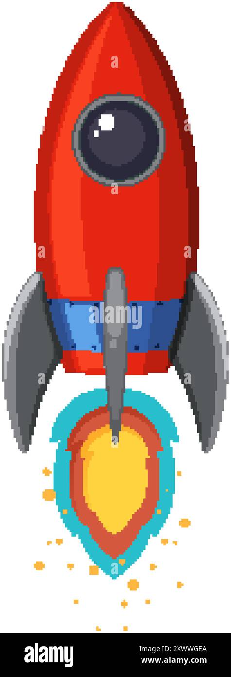 Rocket thrusters fire hi-res stock photography and images - Alamy