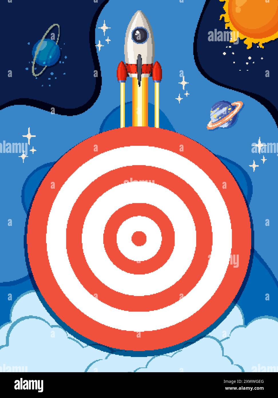 Exploratory spacecraft Stock Vector Images - Alamy