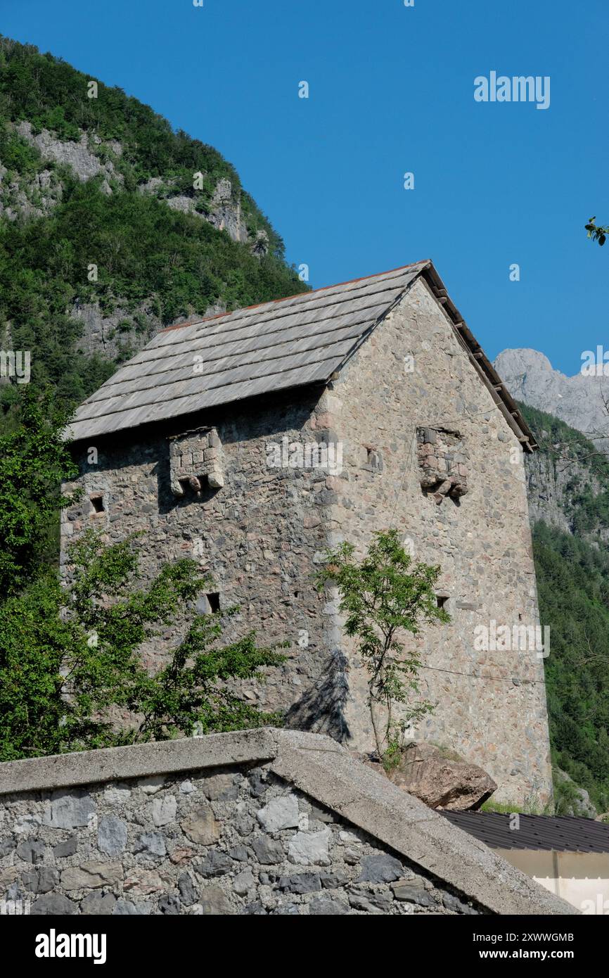 The Nicoll Kolçeku Kulla (tower house) for blood feuds, Peaks of the ...