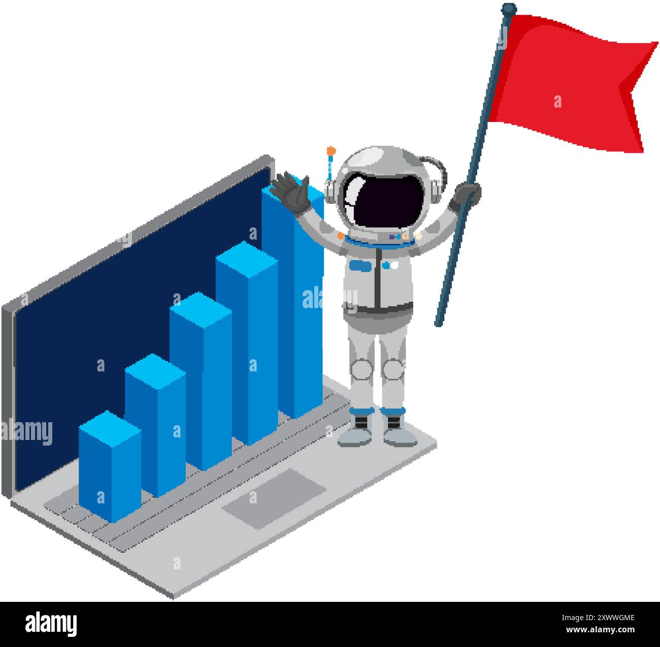 Flag visualization Cut Out Stock Images & Pictures - Alamy