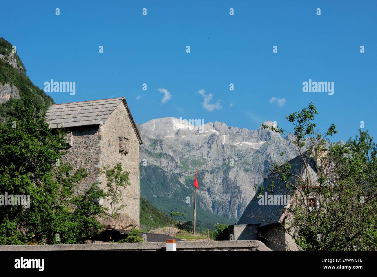 The Nicoll Kolçeku Kulla (tower house) for blood feuds, Peaks of the ...