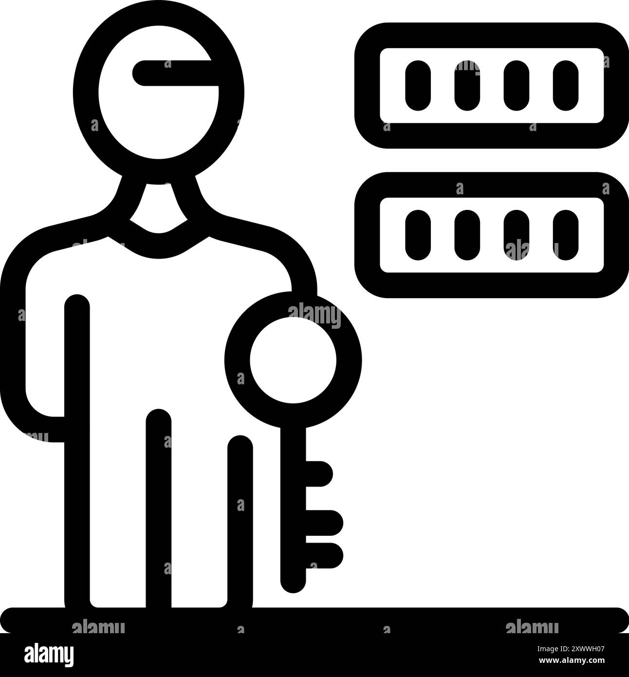 Database administrator Black and White Stock Photos & Images - Alamy
