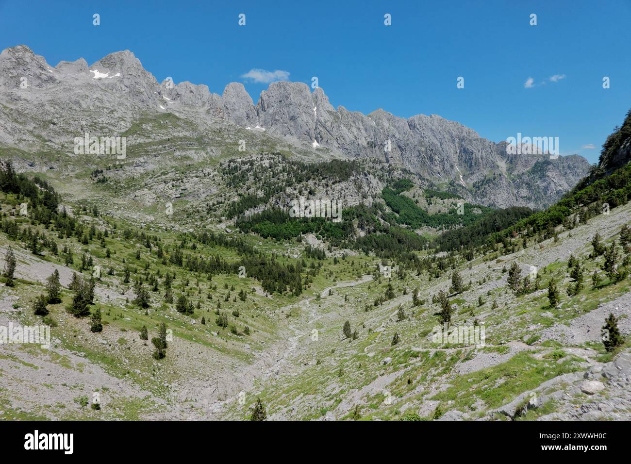 Trekking the stunning Peaks of the Balkans trail under the Karanfil ...