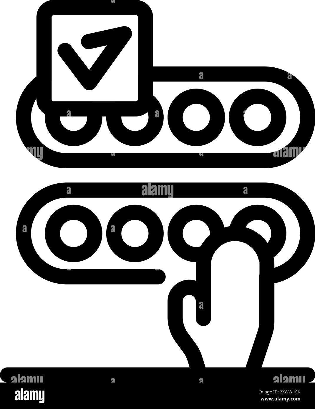 Ensuring product quality vector icon hi-res stock photography and ...