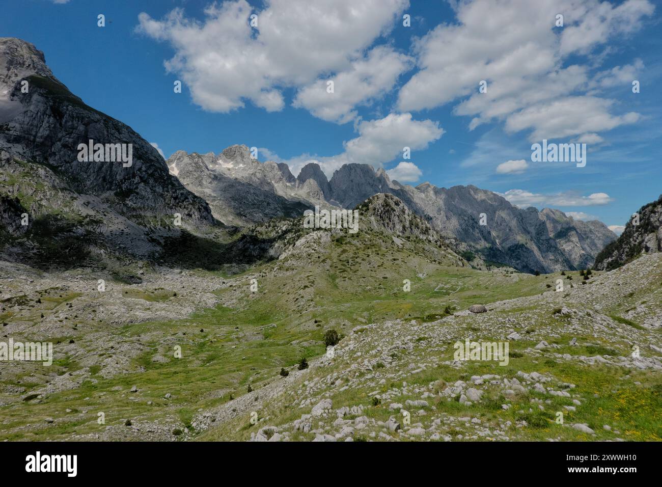 Trekking the stunning Peaks of the Balkans trail under the Karanfil ...