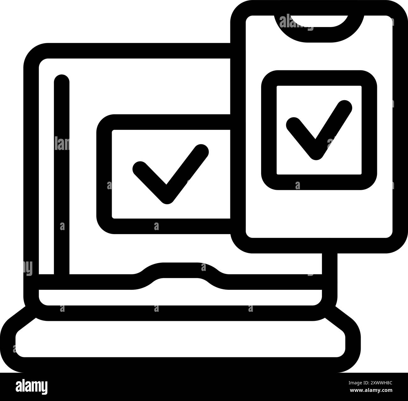 Validation marks Stock Vector Images - Alamy