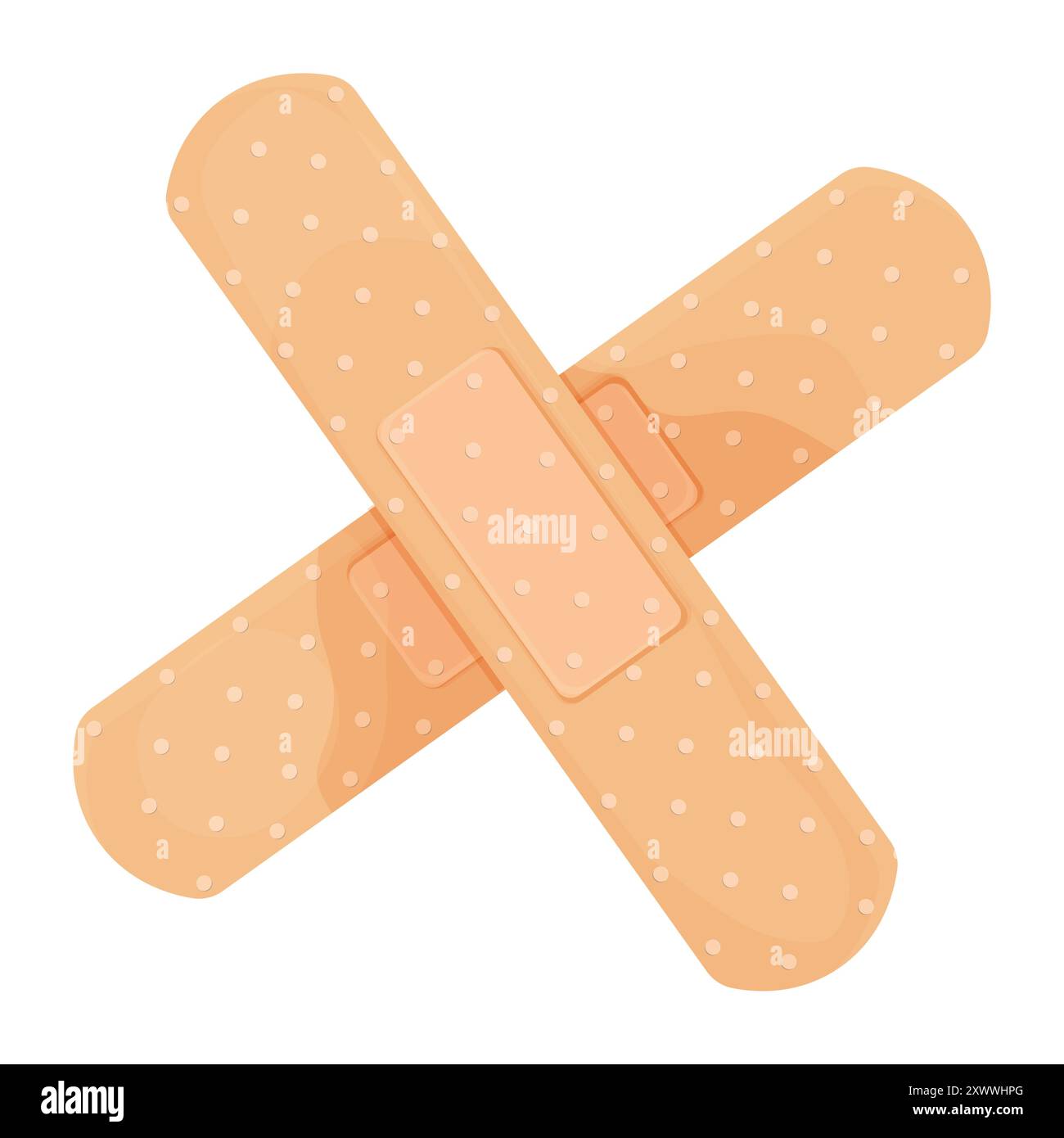 Band aid medical plaster, strip. Breathable bandaids set. Firs aid tape ...