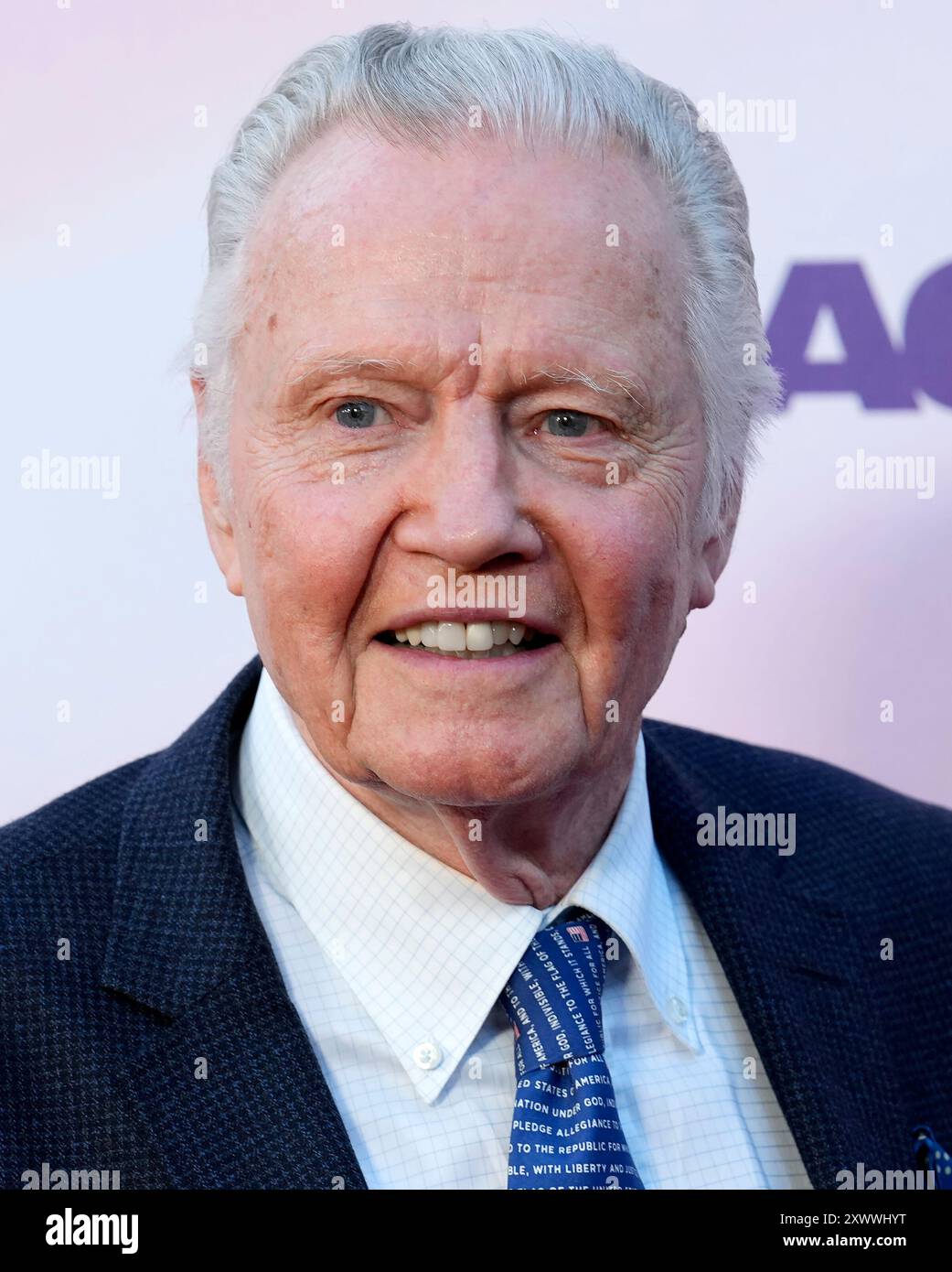 Jon Voight poses at the premiere of the film "Reagan" at the TCL ...