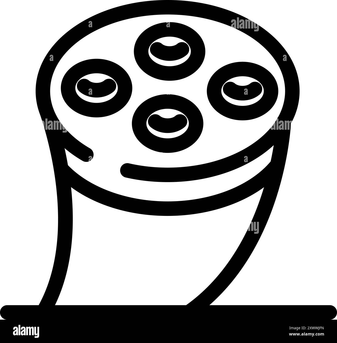 Surgical lamp illuminating an operating room with its powerful light ...