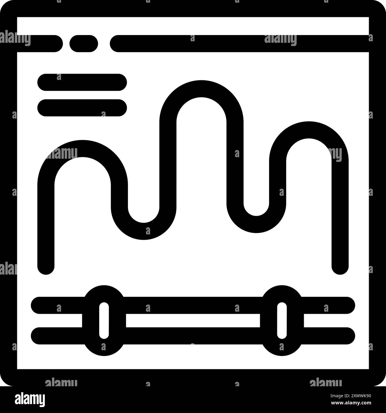 Illustration featuring a digital audio workstation interface for ...