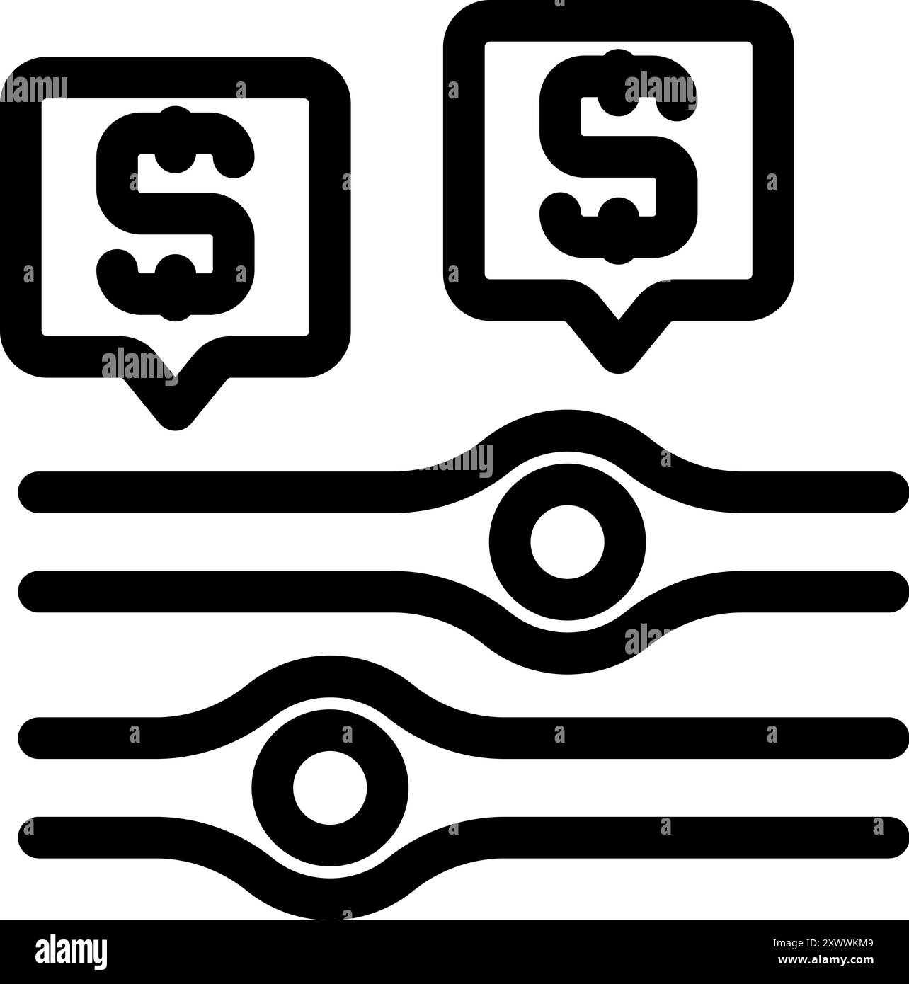 Money transfer icon representing online payment transaction from ...
