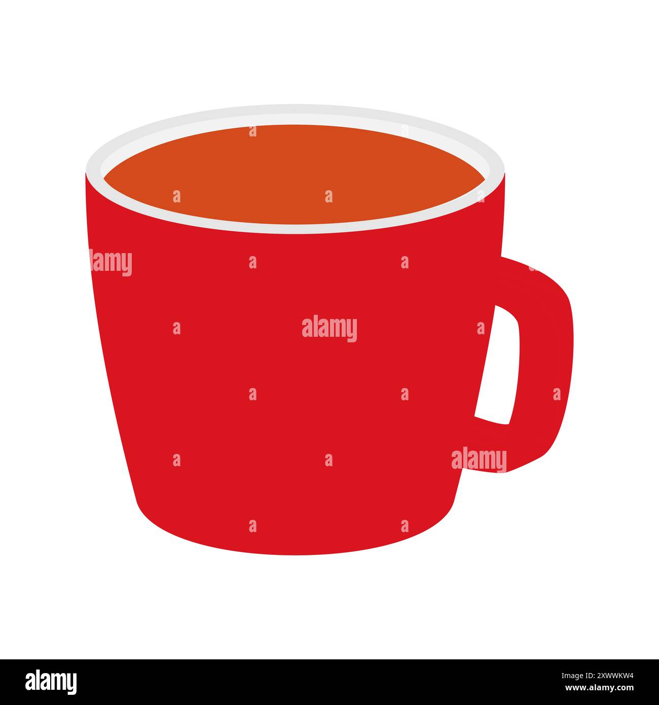 Red hot tea Stock Vector Images - Alamy