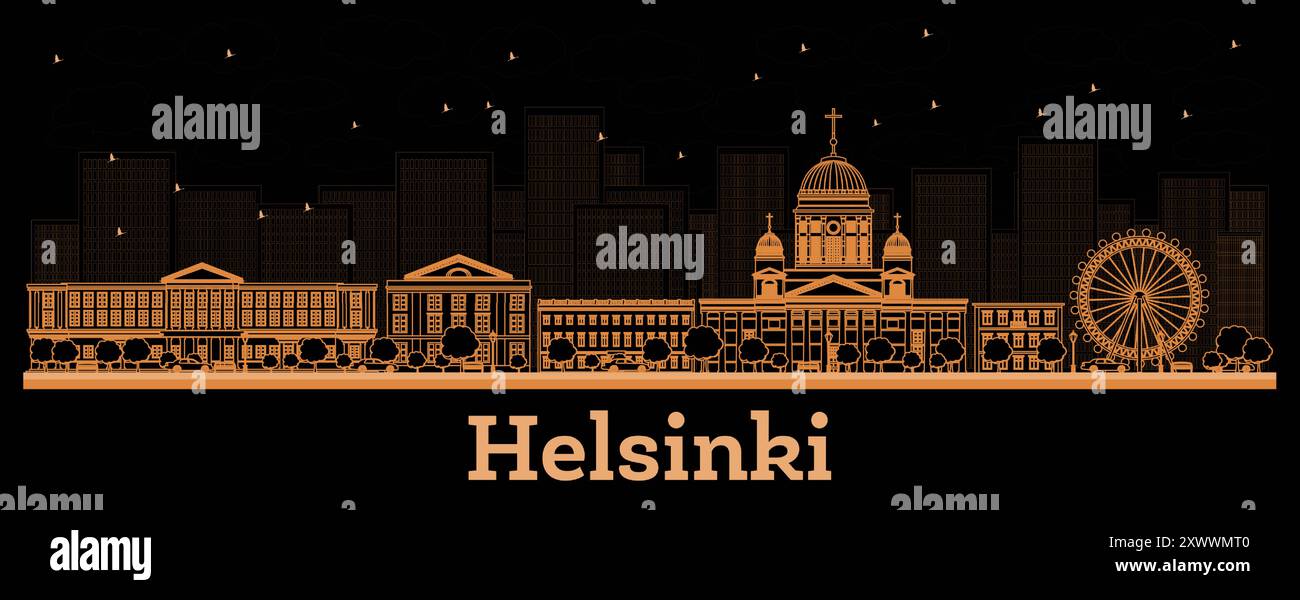 Helsinki travel finland Stock Vector Images - Alamy