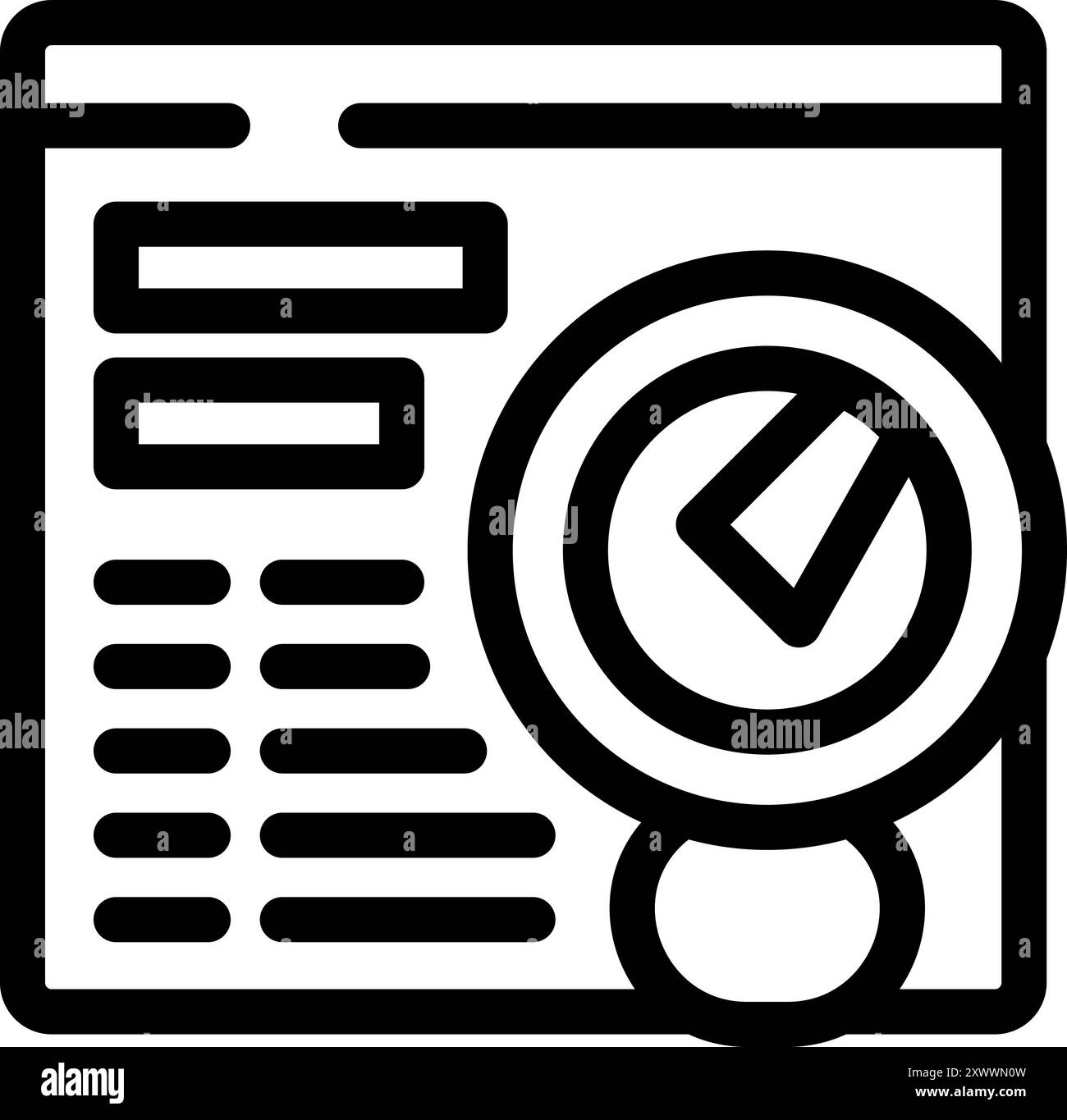 Icon of a clock measuring the loading time of a web page, representing ...