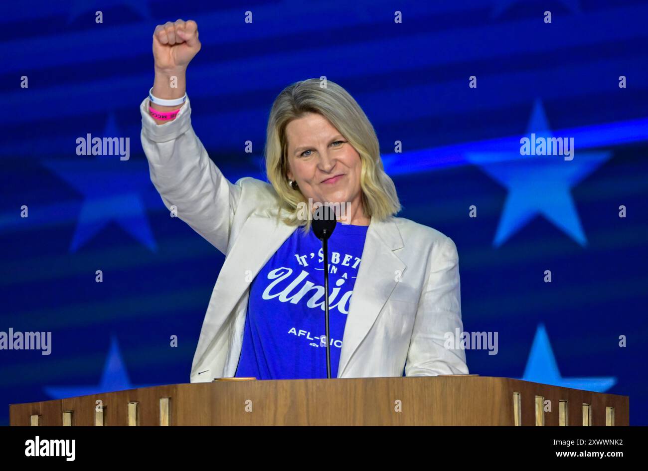 New York City. 19th Aug, 2024. Elizabeth H. Shuler, President of the ...