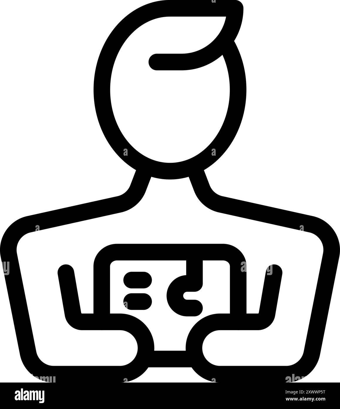 Courier holding parcel sticker hi-res stock photography and images - Alamy