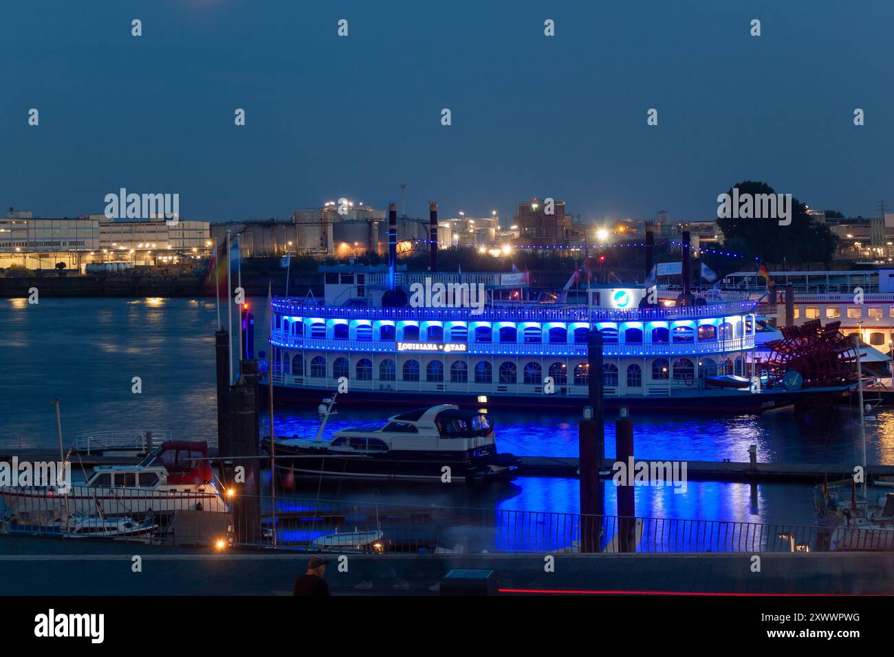 HAMBURG, GERMANY - AUGUST 15, 2024: The vintage Louisiana Star ship ...