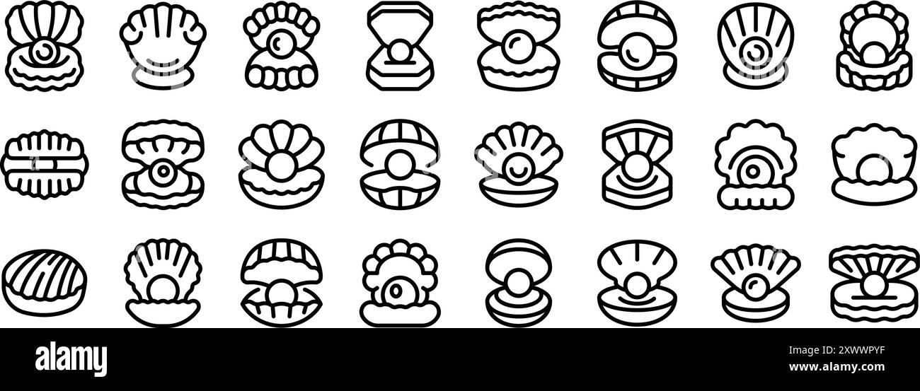 Open clam shells Black and White Stock Photos & Images - Alamy