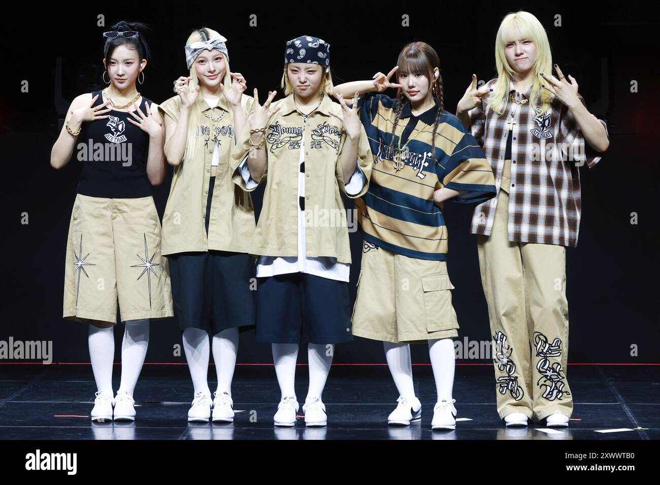 21st Aug, 2024. S. Korean girl group Young Posse South Korean girl ...