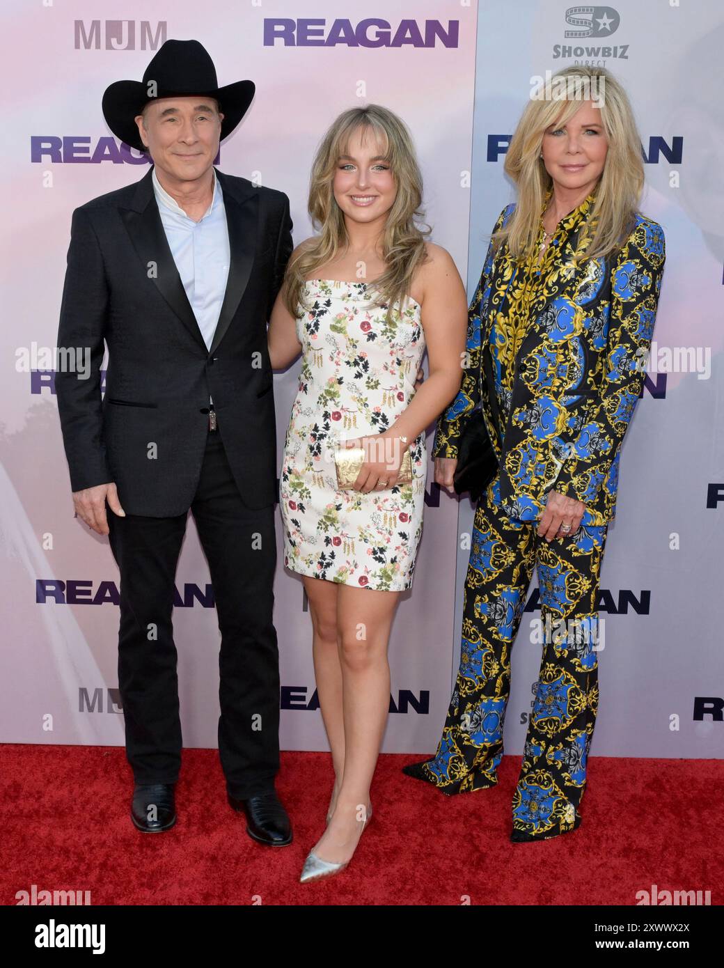 Hollywood, California, USA. 20th Aug, 2024. (L-R) Clint Black, Lily ...