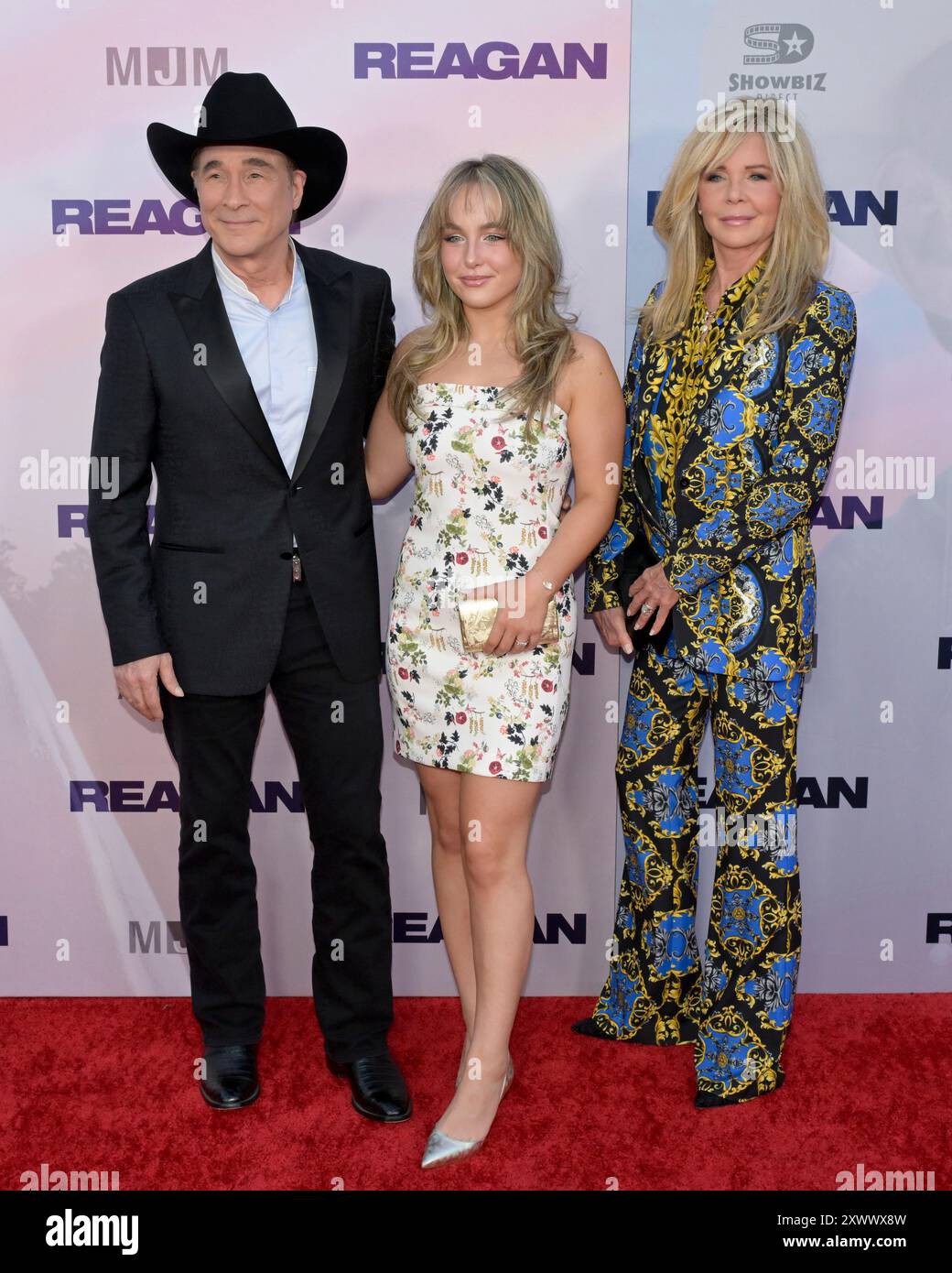 Hollywood, California, USA. 20th Aug, 2024. (L-R) Clint Black, Lily ...