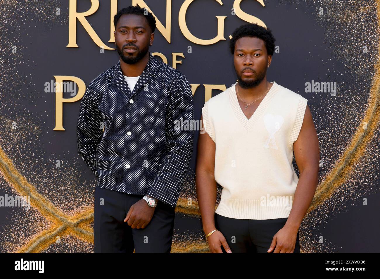 Aaron Shosanya und Eric Shango bei der Weltpremiere der 2. Staffel der ...