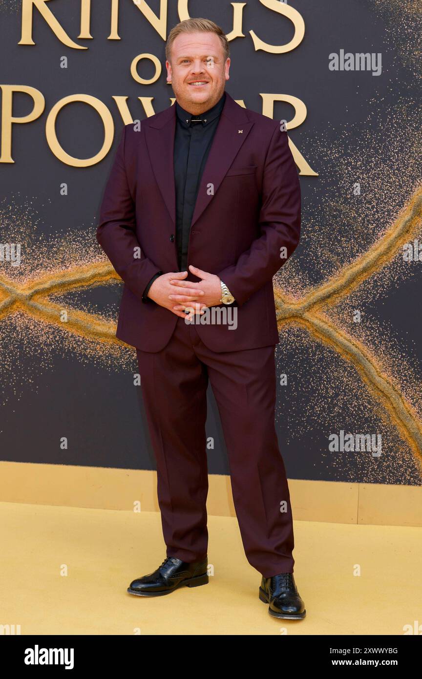 Owain Arthur at the The Lord Of The Rings: The Rings Of Power Premiere ...