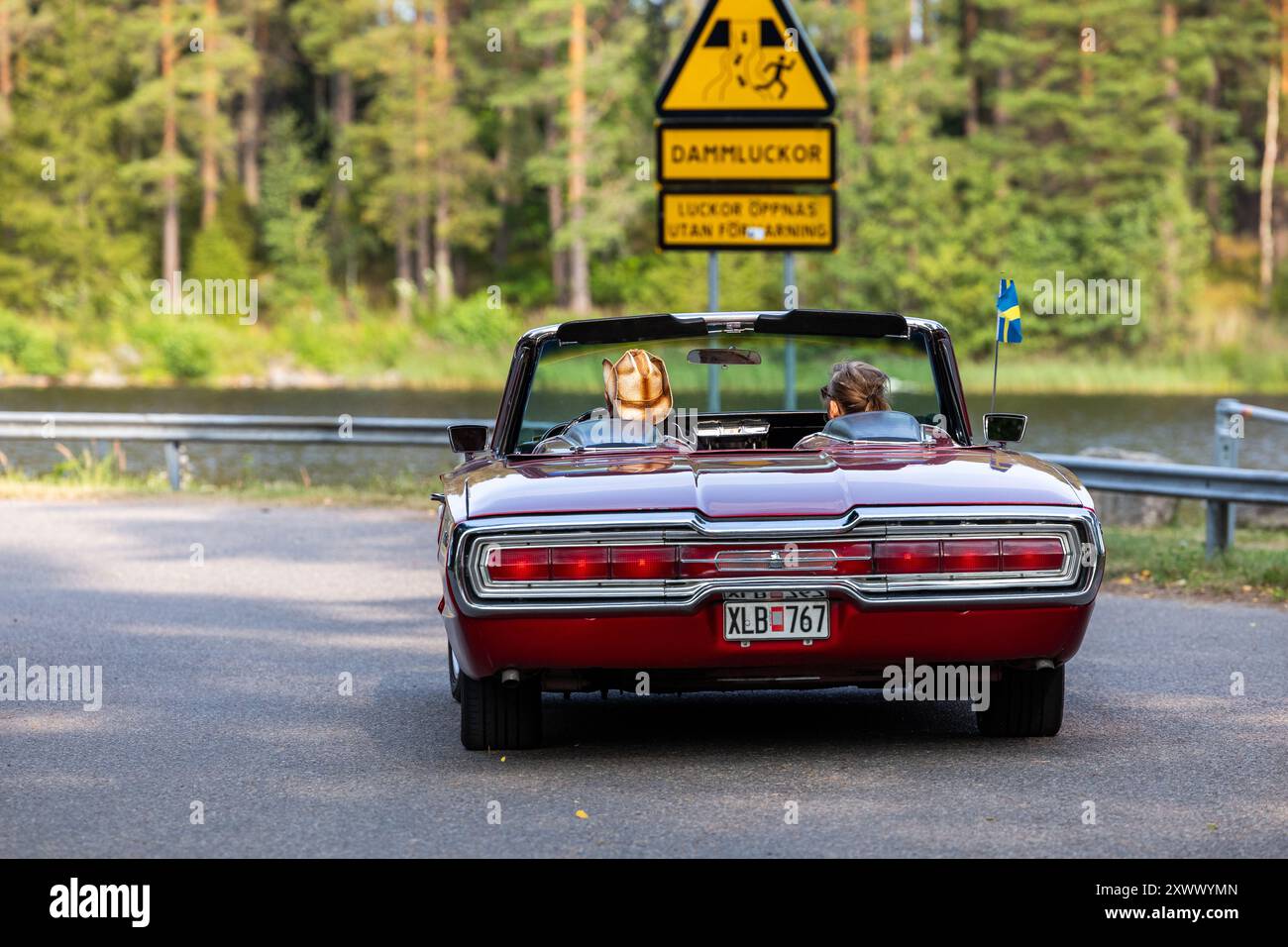 A car, the Dal river, Älvkarleby, Sweden Stock Photo - Alamy