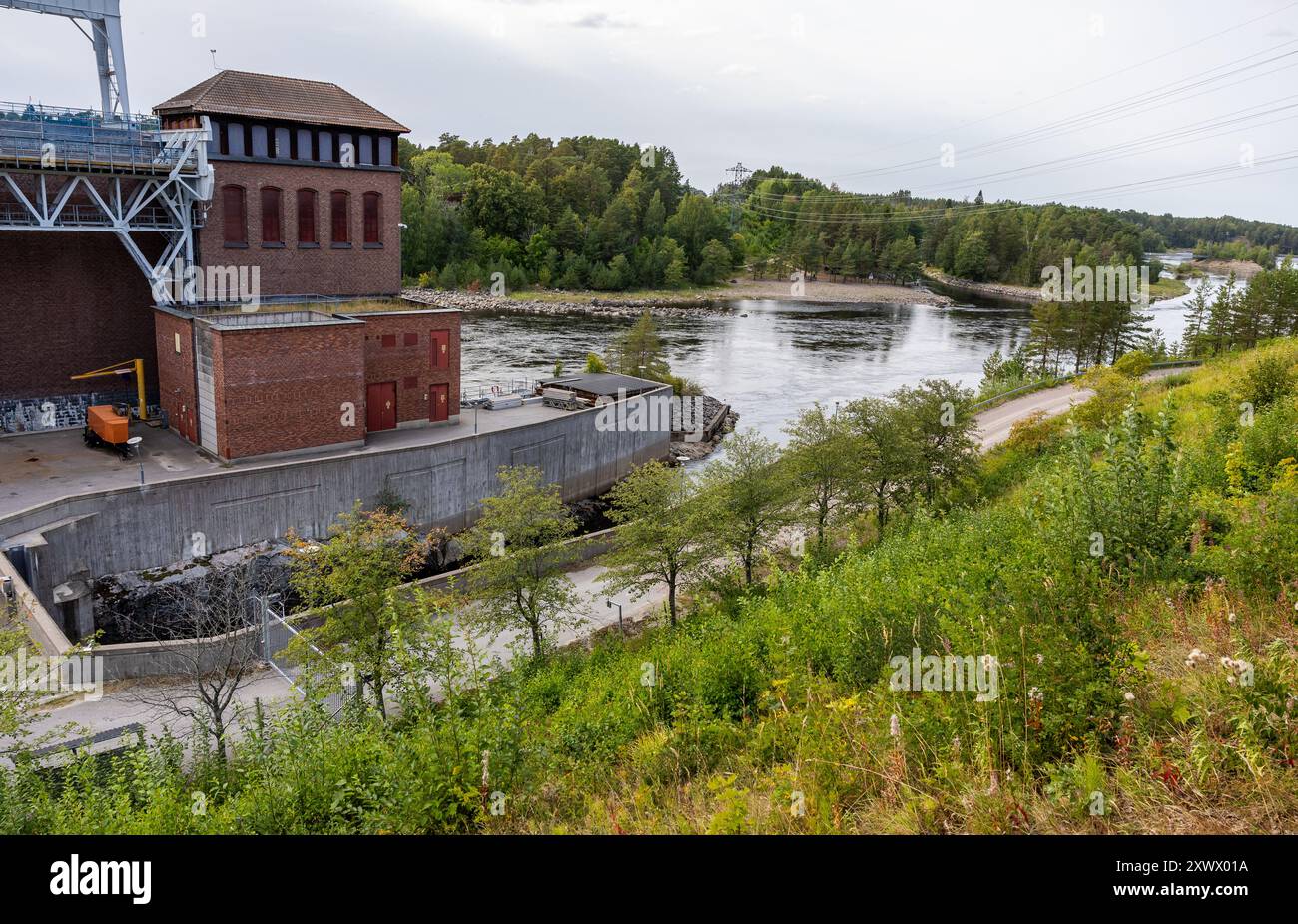 Älvkarleby Hydroelectric Power Plant, the Dal river, Älvkarleby, Sweden ...